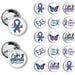 Sexual Assault Awareness Me Too Pins, Buttons, Badges 2.25 Inch Pinback ...