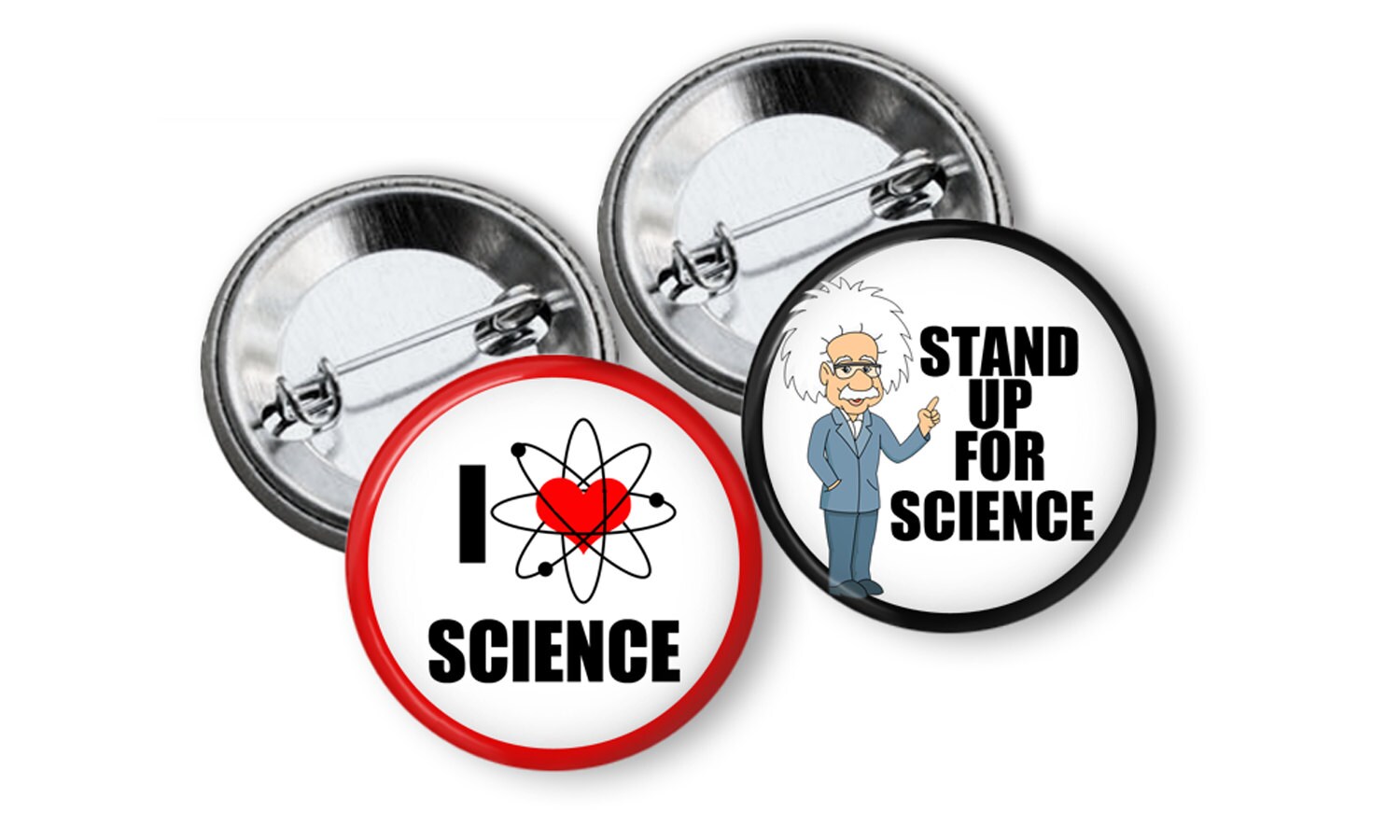 Stand UP for Science Pins I Love Science Protest Pins - Etsy