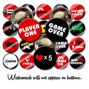 Gamer Video Gamer Pins Video Gamer Gifts 1.25 Inch Pinback - Etsy