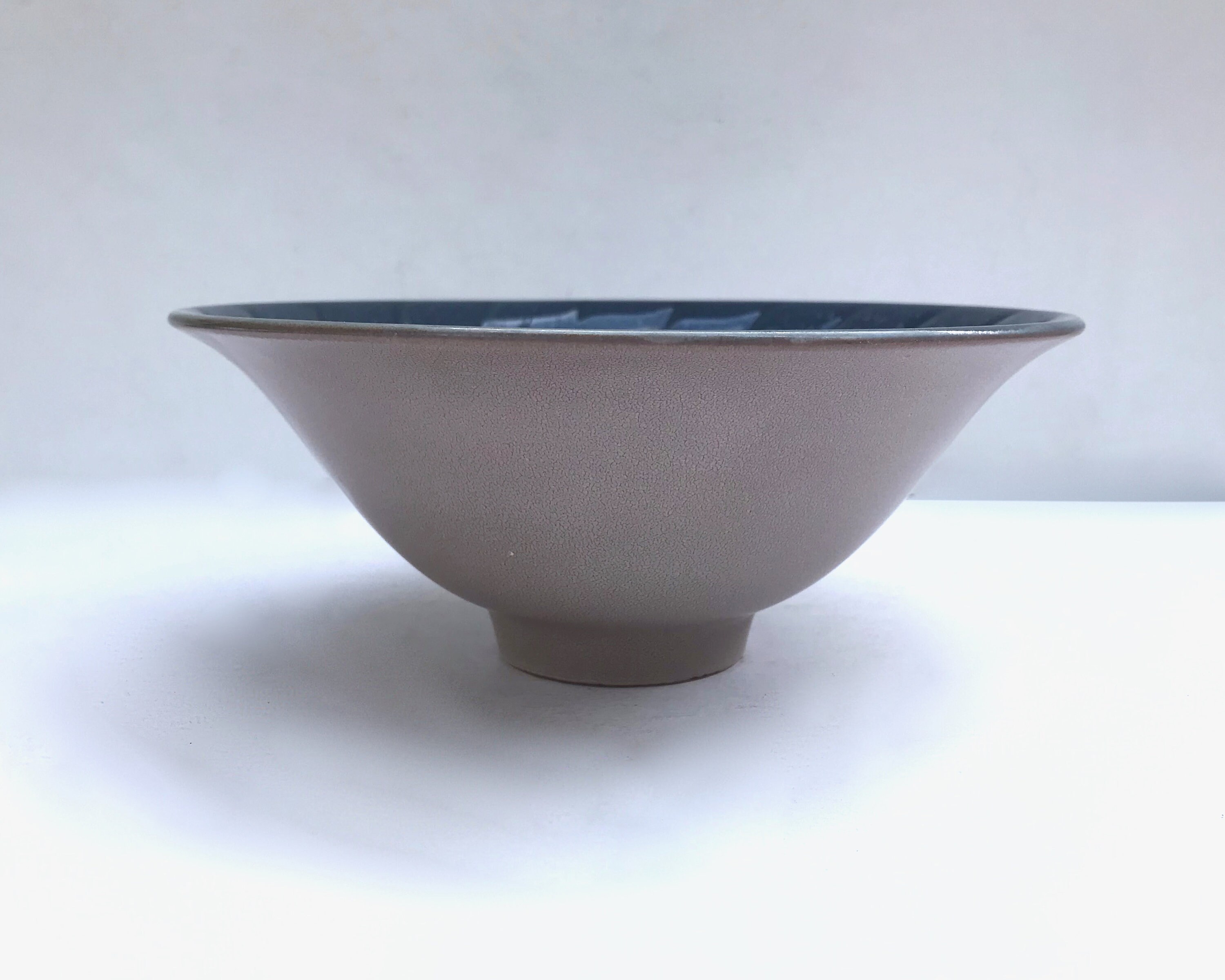 Wedgwood Norman Wilson Glazed Interior Fluted Bowl - Etsy