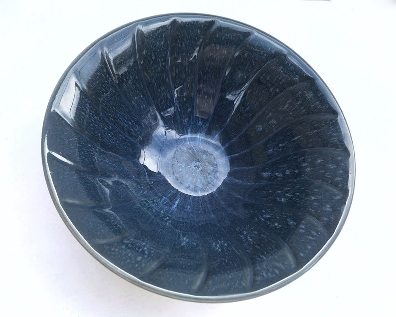 Wedgwood Norman Wilson Glazed Interior Fluted Bowl - Etsy