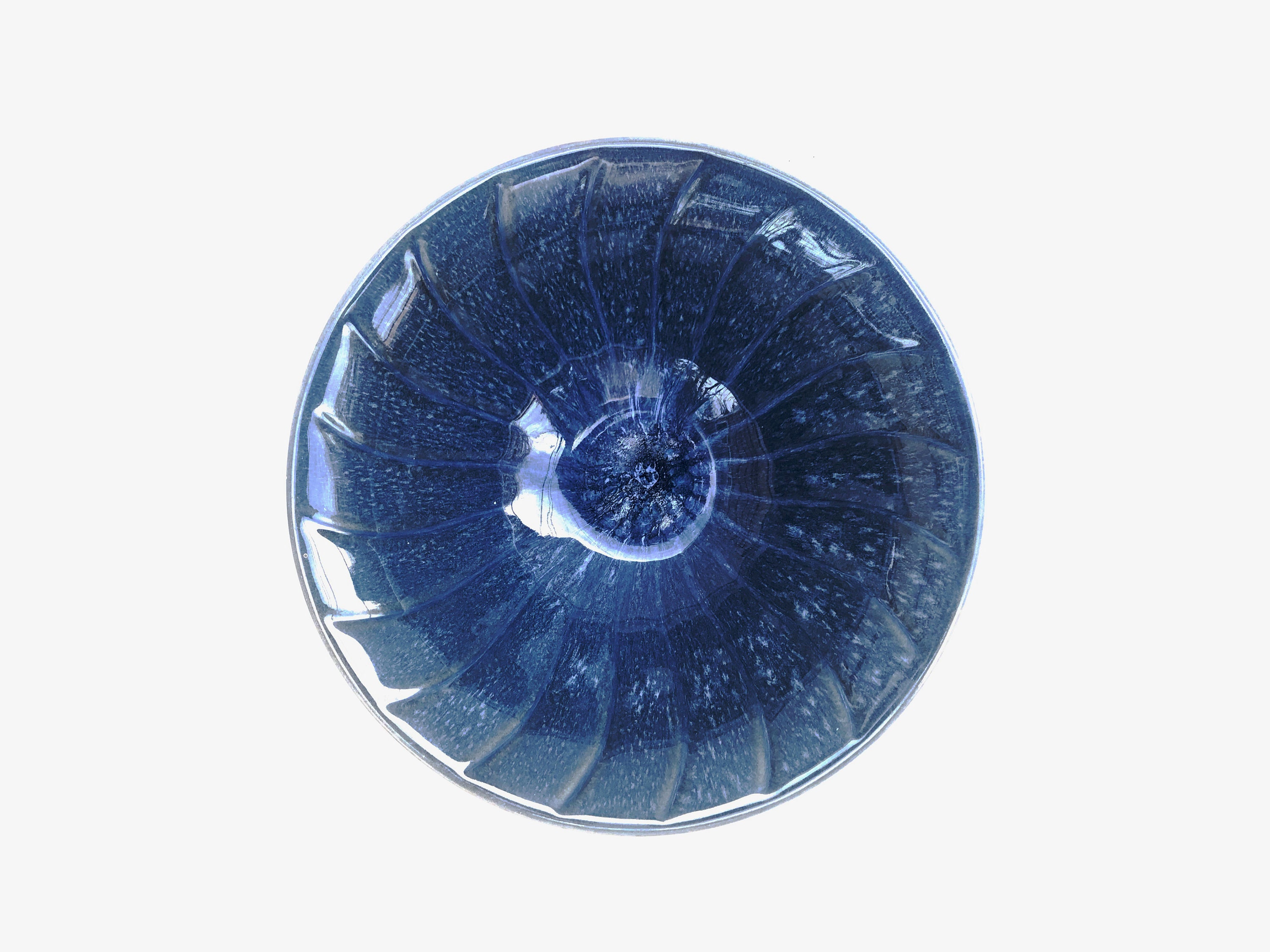 Wedgwood Norman Wilson Glazed Interior Fluted Bowl - Etsy