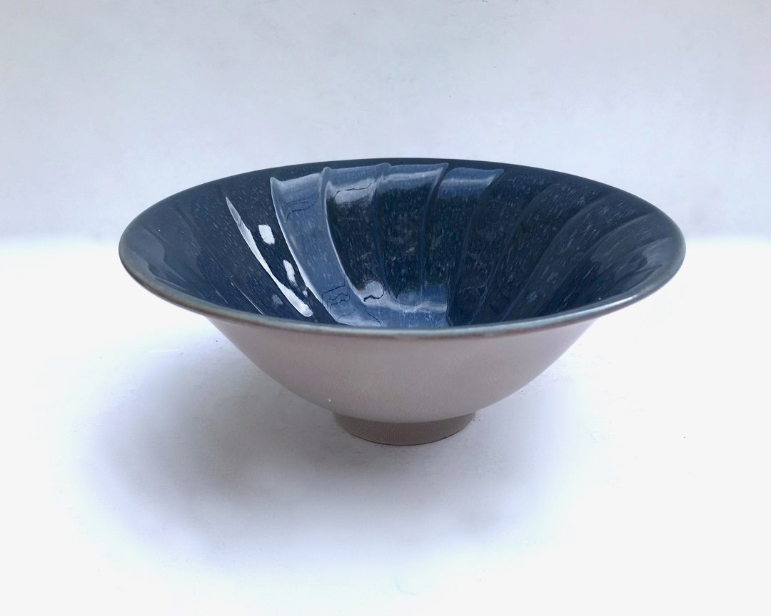 Wedgwood Norman Wilson Glazed Interior Fluted Bowl - Etsy