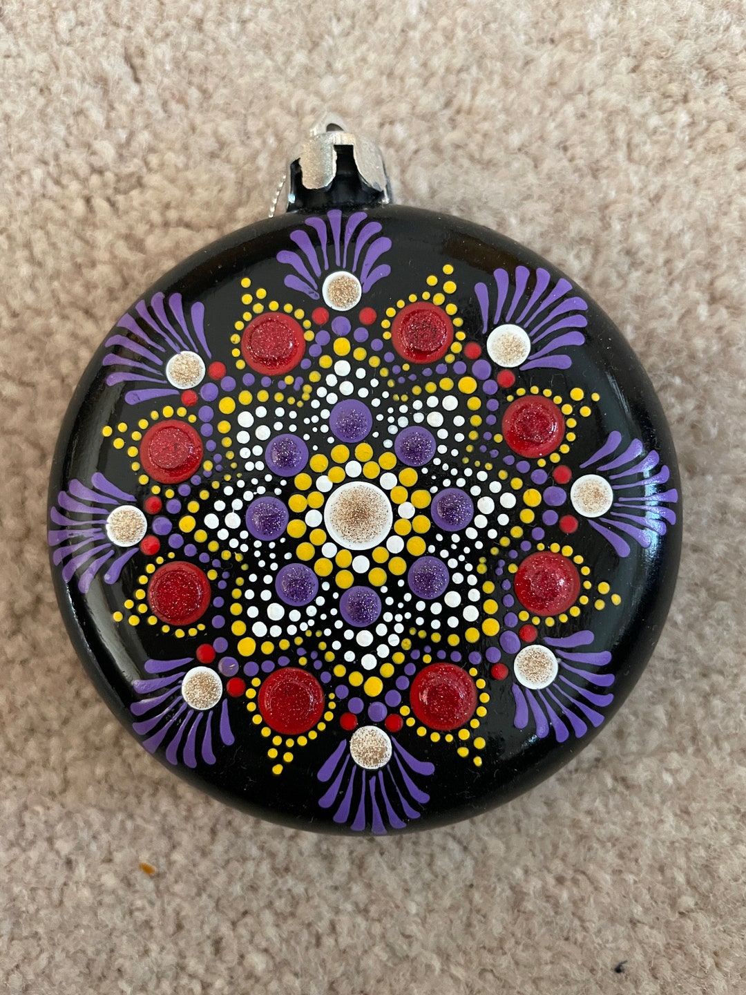 Original Dotted Christmas Tree Ornament. - Etsy