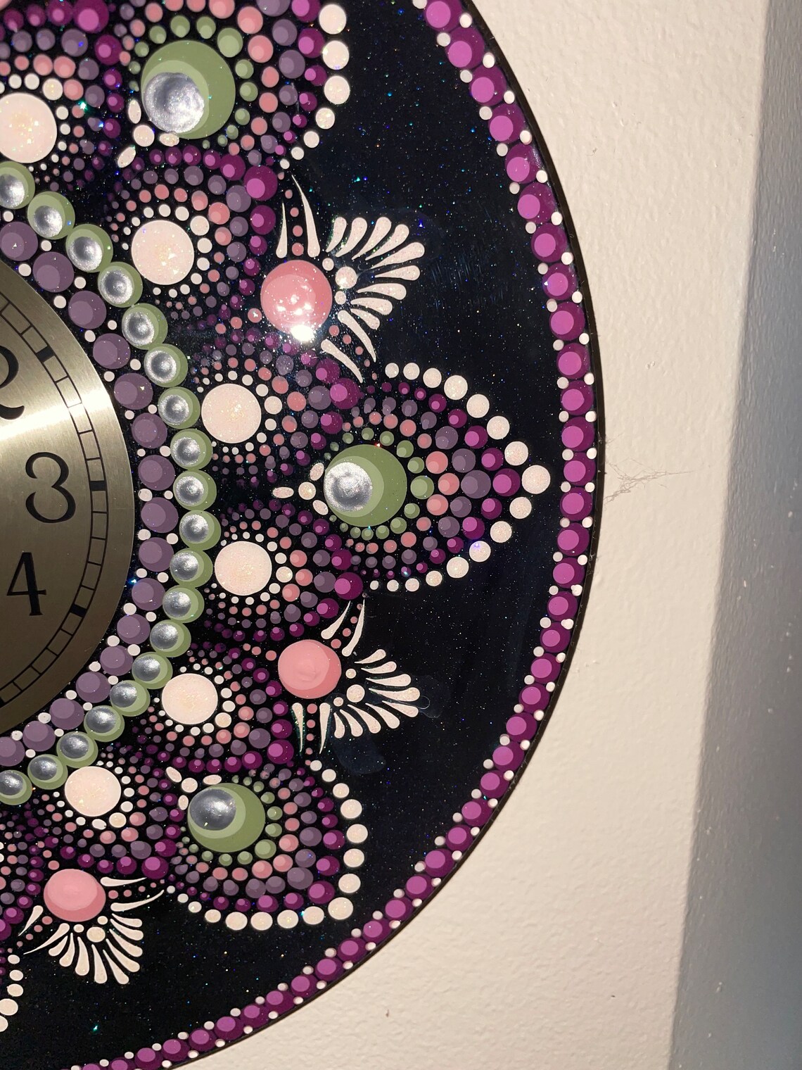 Original Dotted Clock - Etsy