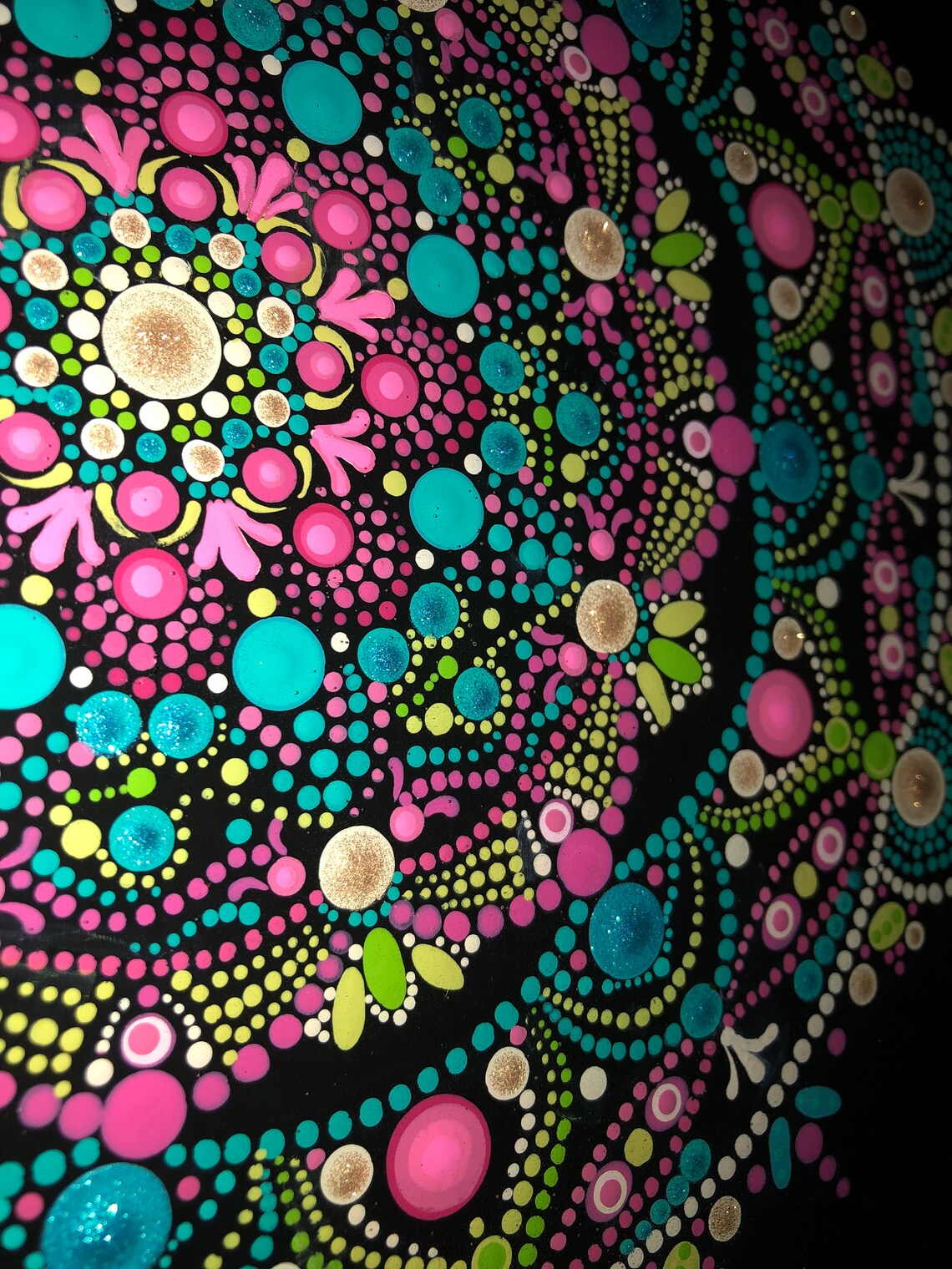 One Dot at A Time Mandala Artwork | Etsy