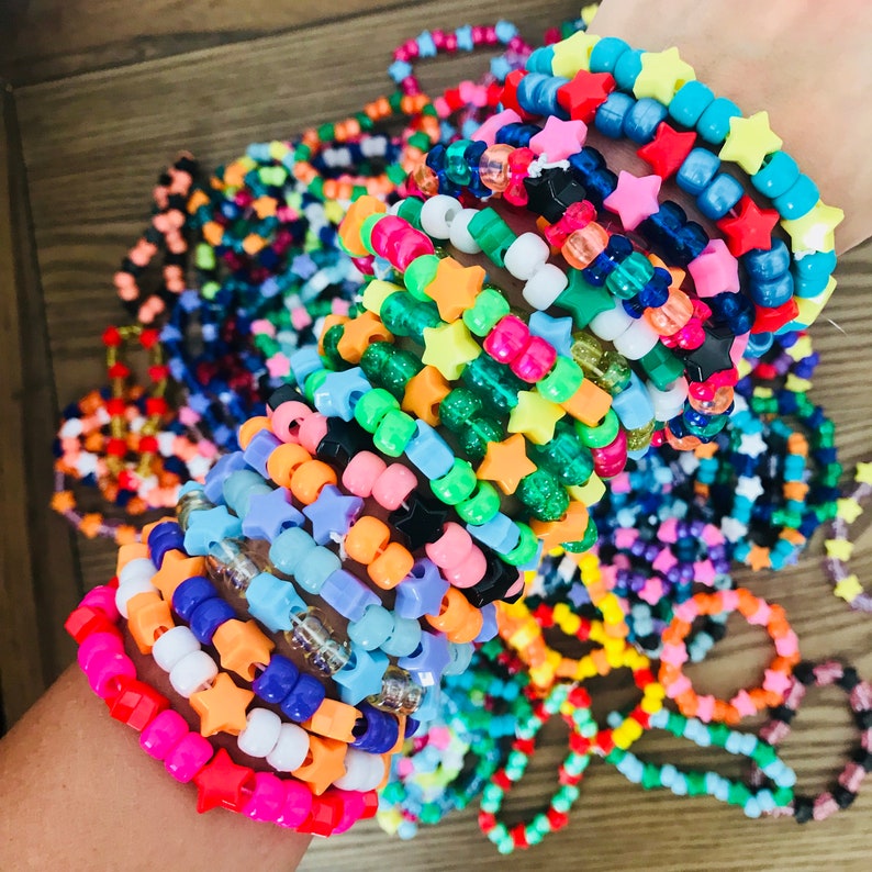 STAR Kandi Bracelets Random Selection PLUR Candy Kawaii - Etsy UK