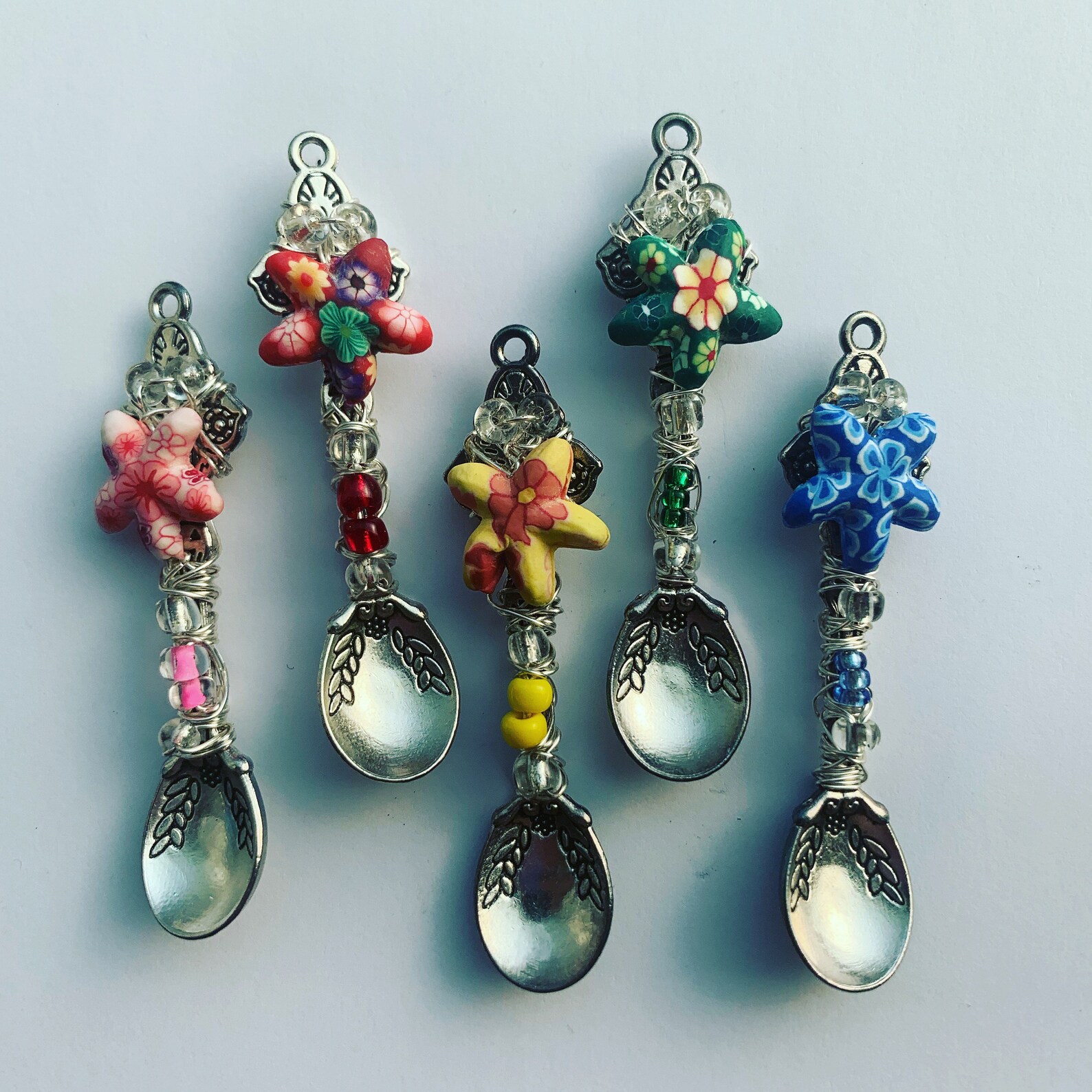 Spoon Charm, Charm Necklace, Novelty Spoon, Spoon Pendant, Tiny Spoon ...