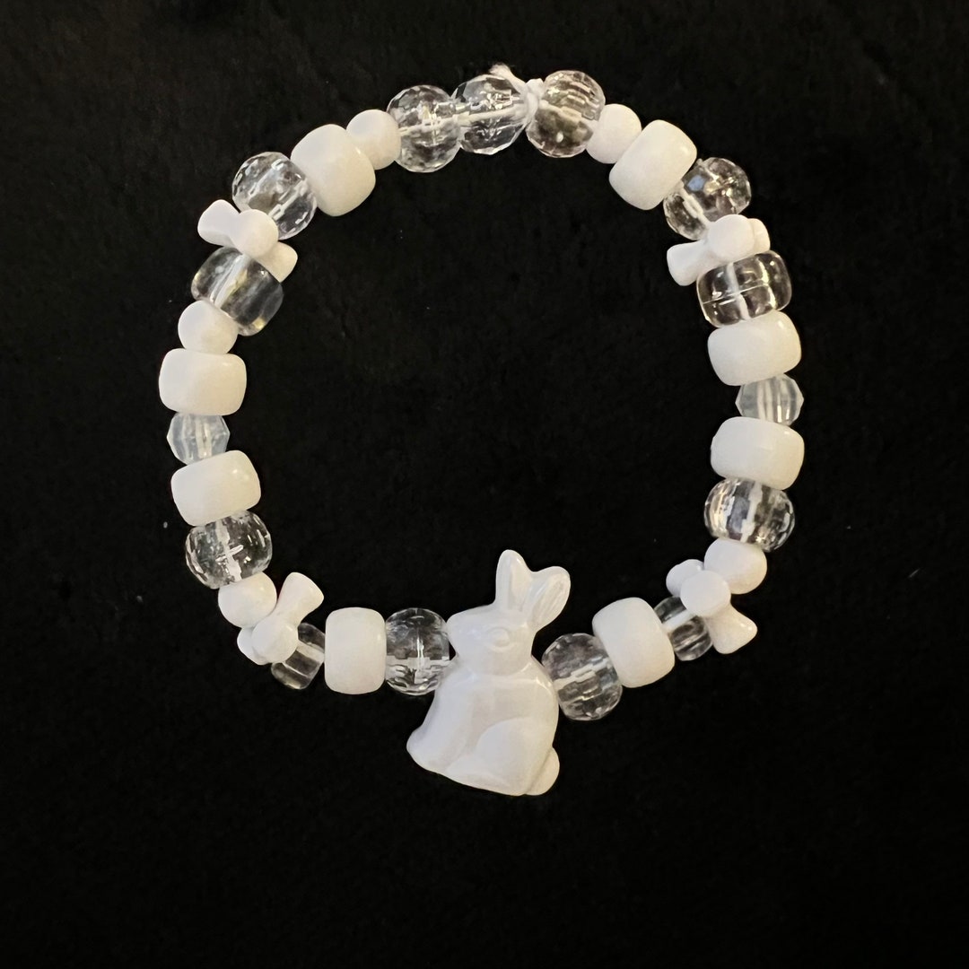 Bunny Rabbit Kandi Bracelet, EDC, Plur, Kandi, Kandi Bead, Pony Bead ...