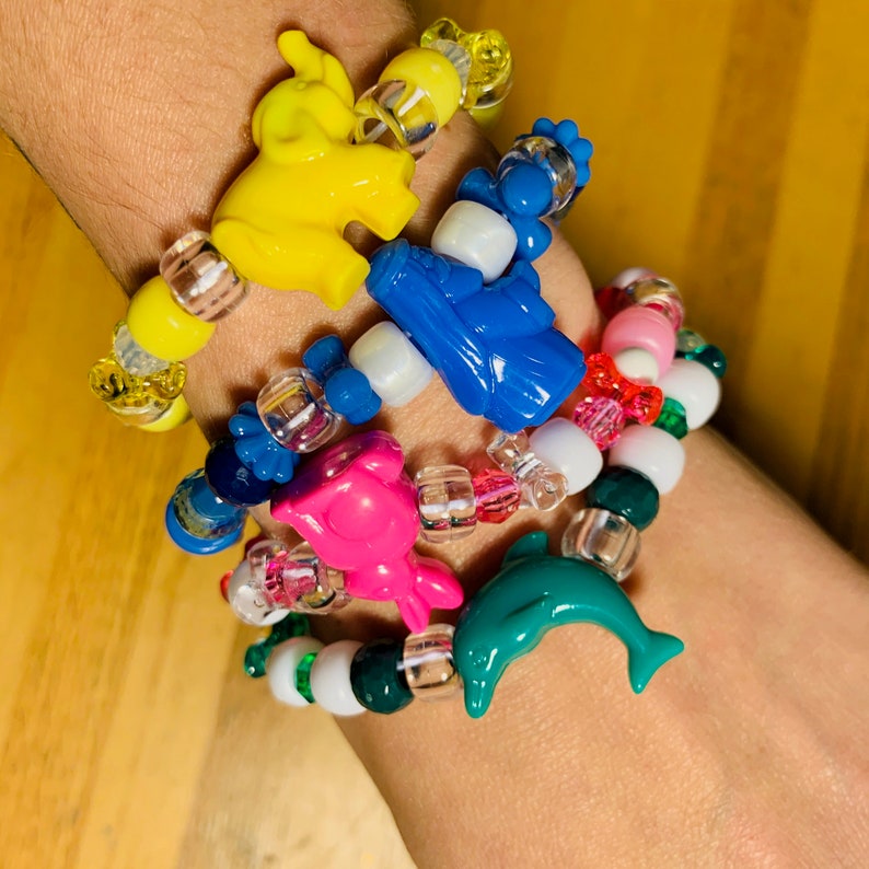 Bunny Rabbit Kandi Bracelet EDC Plur Kandi Kandi Bead - Etsy