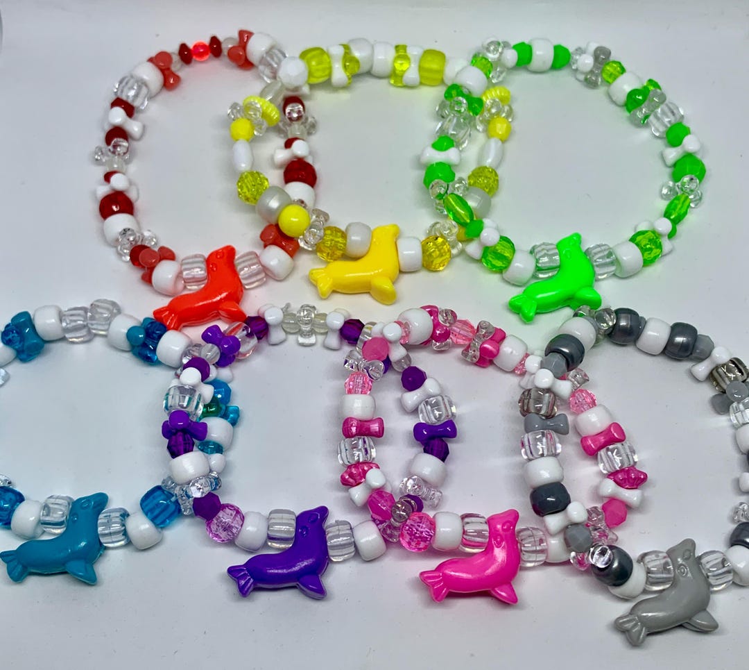 Seal Kandi Bracelet, EDC, Plur, Kandi, Kandi Bead, Pony Bead, Rave ...