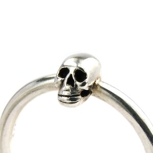 Small Silver Skull Ring, Womens Tiny Ring, Memento Mori, Goth Style - Etsy