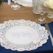 BLUEBERRY BLUE Paper Doilies | 6" Size | Round Blue Doilies, Blue ...