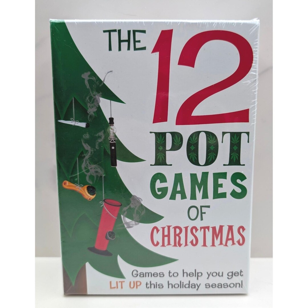 The 12 Pot Games of Christmas Party Game – Cannabis Adult Humor Game ...