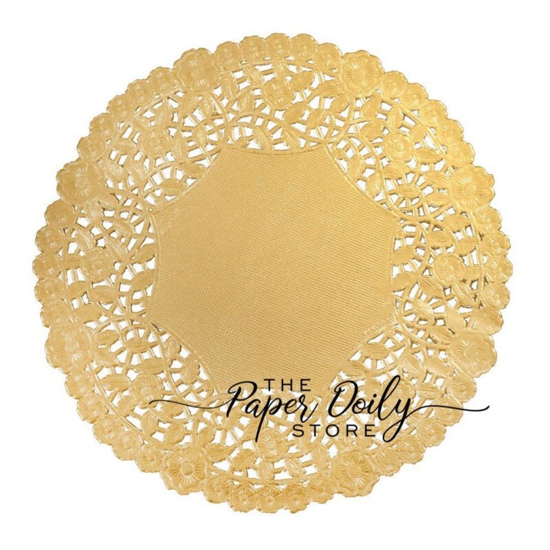 Gold Paper Doilies - Etsy