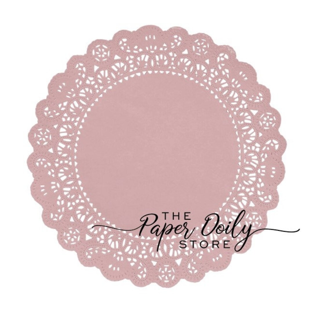 MISTY ROSE PINK Paper Doilies | 8" 12" 16" Sizes Light Pink Doily, Pink ...