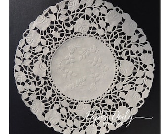 Floral Paper Doilies - Etsy