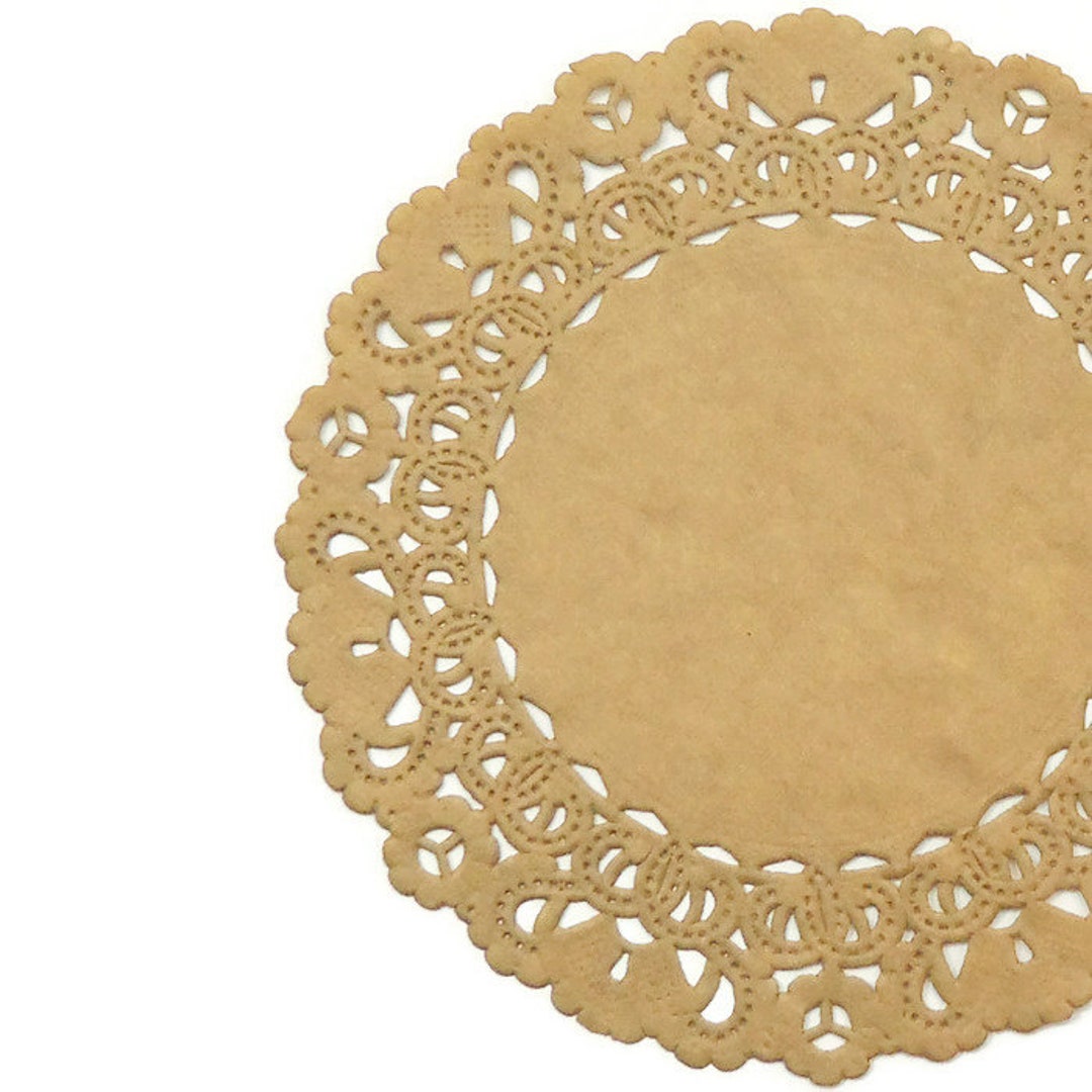 10 - 12" FLAXEN BEIGE Normandy Doilies | Fall Color Doilies, Gold ...