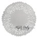 50 - 8" SILVER Metallic Foil PAPER Lace DOILIES | 8 Inch Silver Doily ...