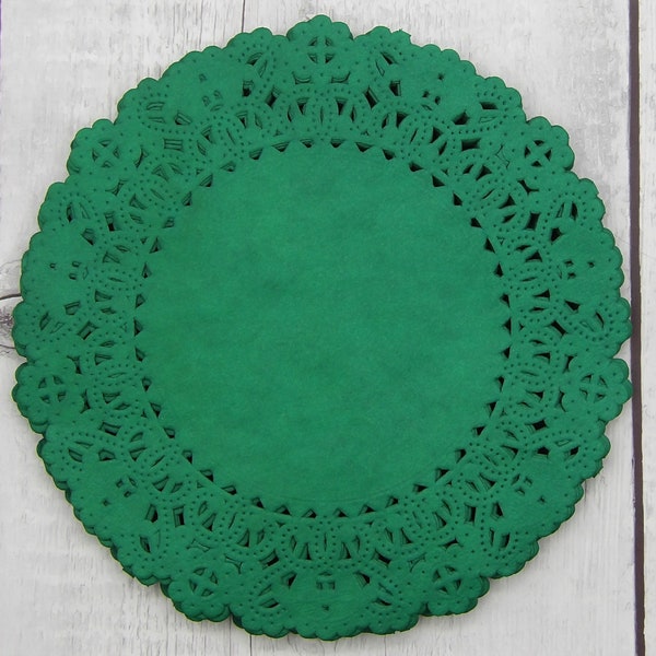 Green Paper Doily - Etsy