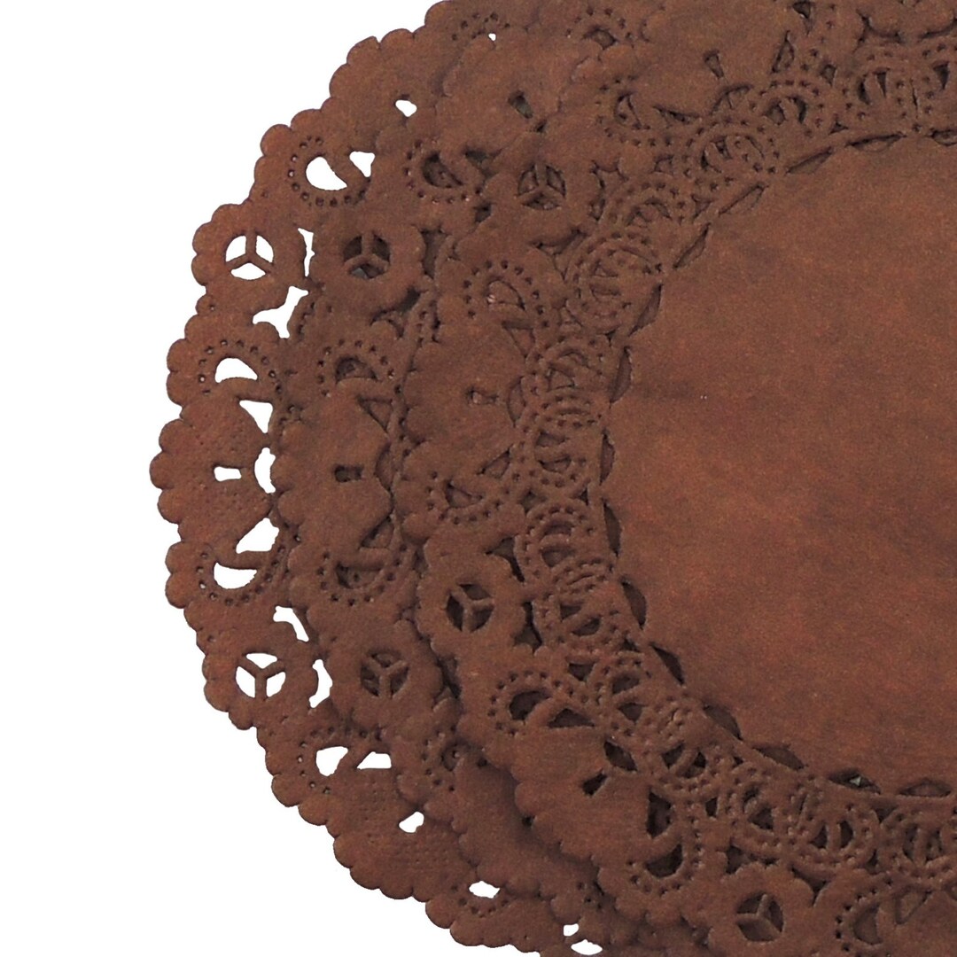 FRIAR BROWN Normandy Paper Doilies | 5" 10" 12" Sizes | Dutch Chocolate ...
