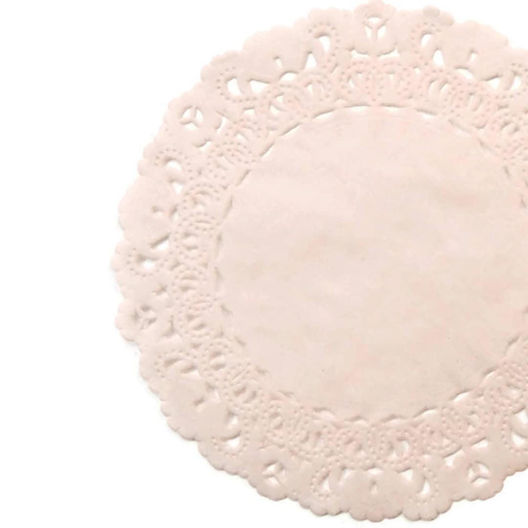 BLUSH Paper Lace Doilies | 8" 10" 12" Sizes | Blush Charger Doilies ...