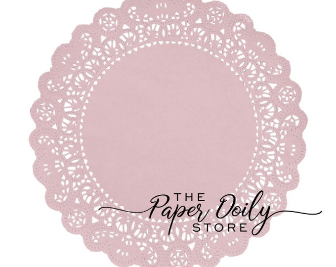 POWDER PINK Paper Doilies | 4" 5" 6" 8" 10" Size | Pink Doilies, Light ...