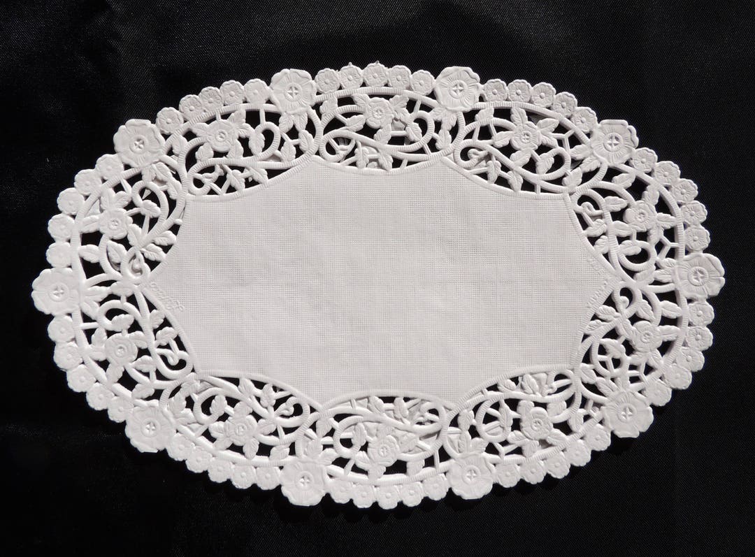Last One! 25 - OVAL 6" X 9" Paper Doilies | Oval White Doily, DIY ...