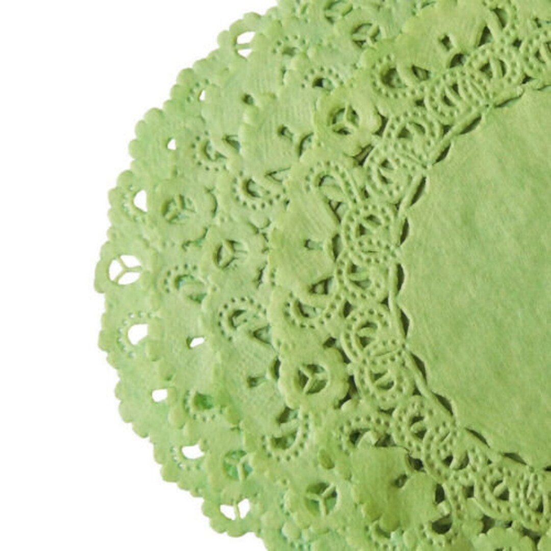 10 - 12" WASABI GREEN Paper Doilies | Green Doily, Lime Green Doilies ...