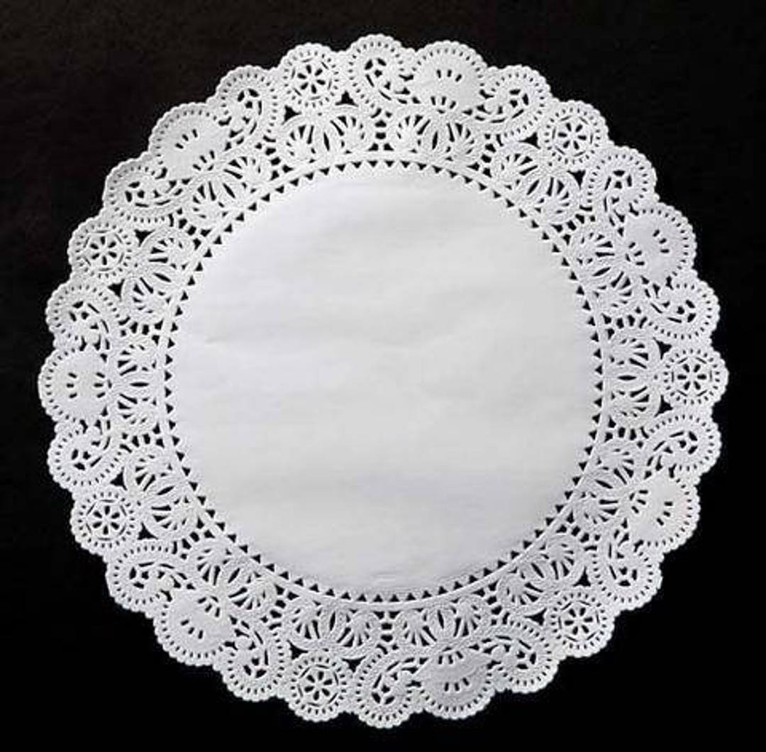 14" WHITE PAPER Chargers | Plate Chargers, Centerpiece Doilies, Doily ...