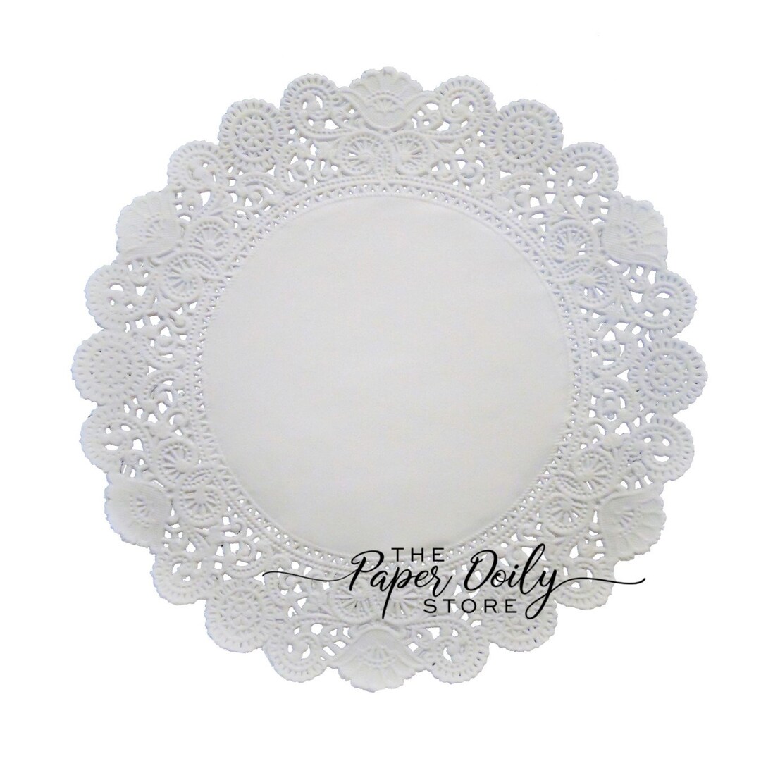 4", 6", 8", 10" WHITE Royal Lace NORMANDY | Vintage Paper Doilies ...
