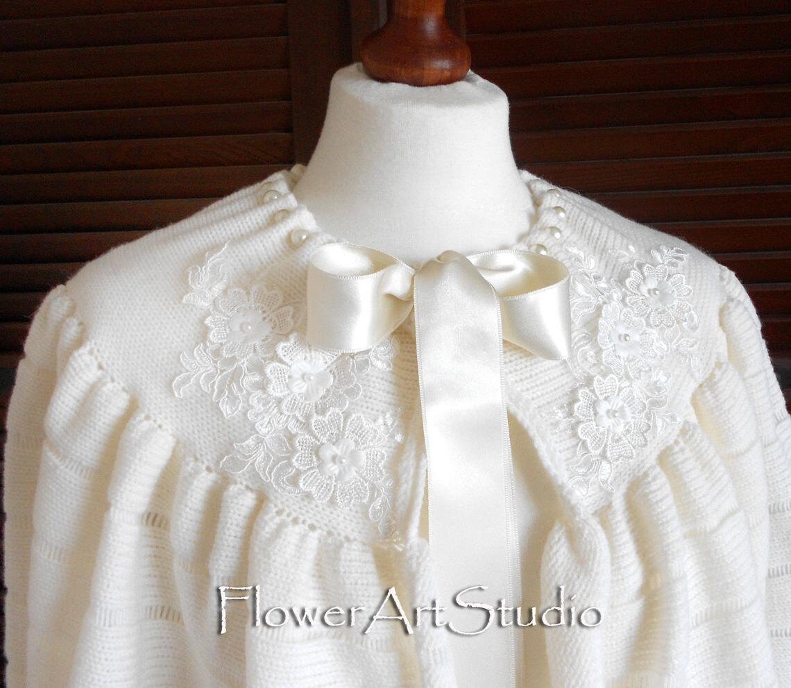 Ivory Wedding Wrap Bridal Shawl Bridal Cover up Wedding Bolero - Etsy