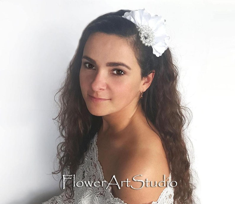 Bridal Hair Flower, Bridal Hair Accessories, Bridal Headpiece, Headband ...