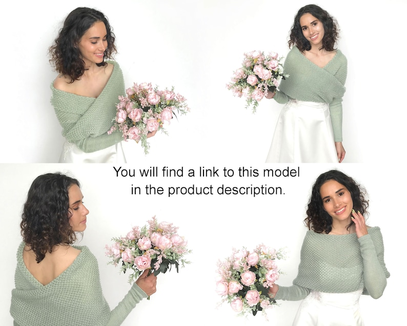 Sage Green Knitted Shawl Antique Sage Wedding Wrap Celadon | Etsy