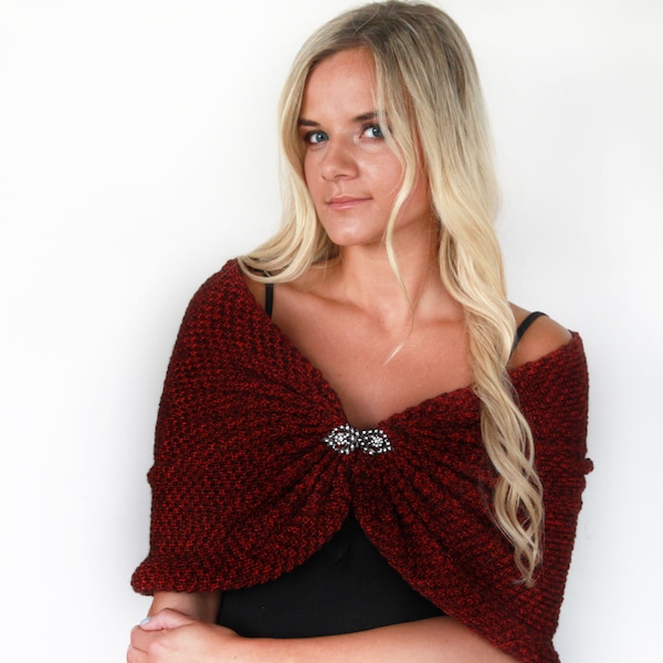 Red Shrug - Etsy