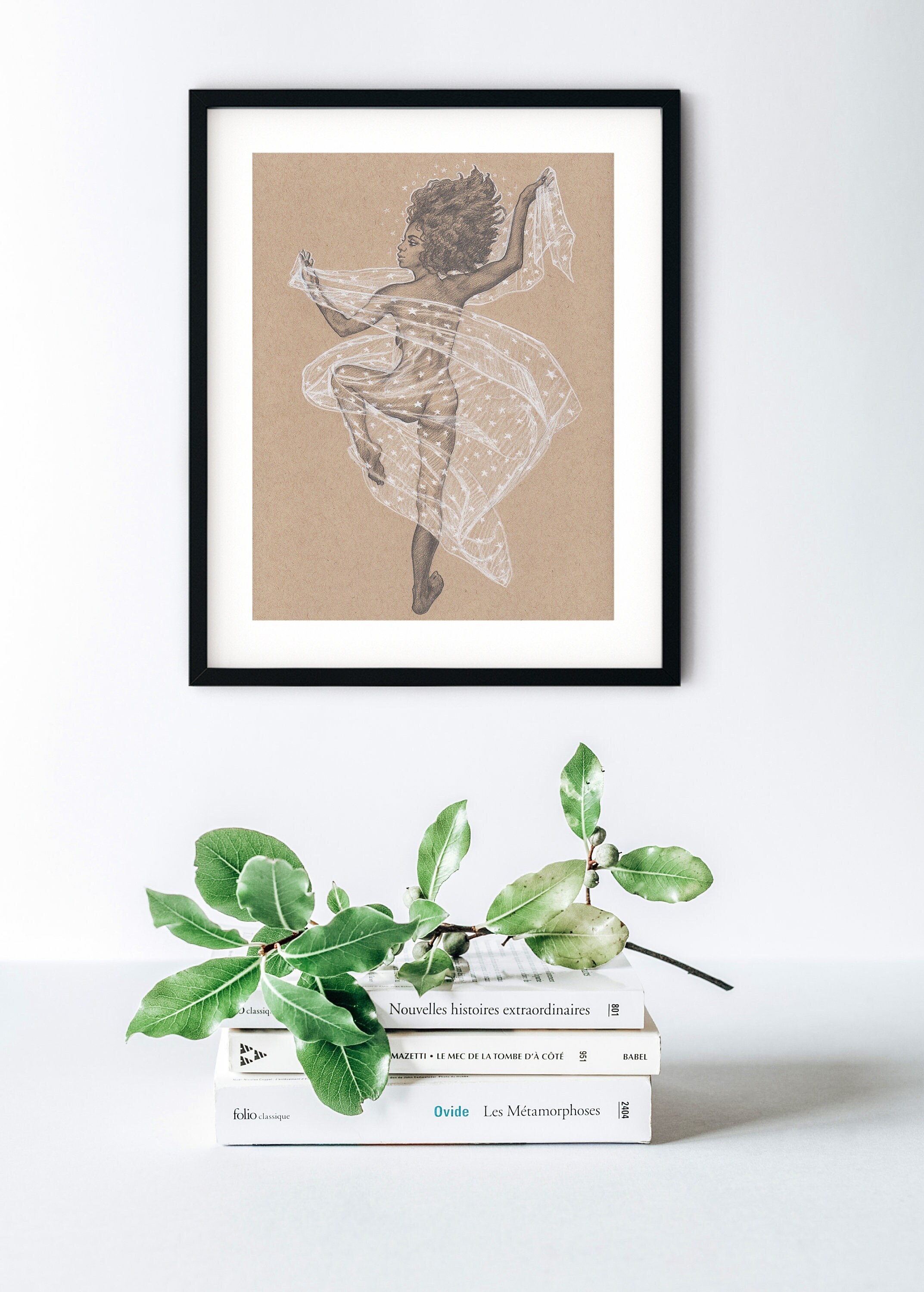 Beautiful Woman Figure Drawing