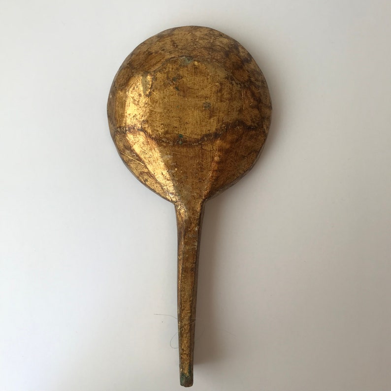 Spoons Paper Mache, 2 Large Ladles, Florentine Gilt Wall Spoons, Big ...