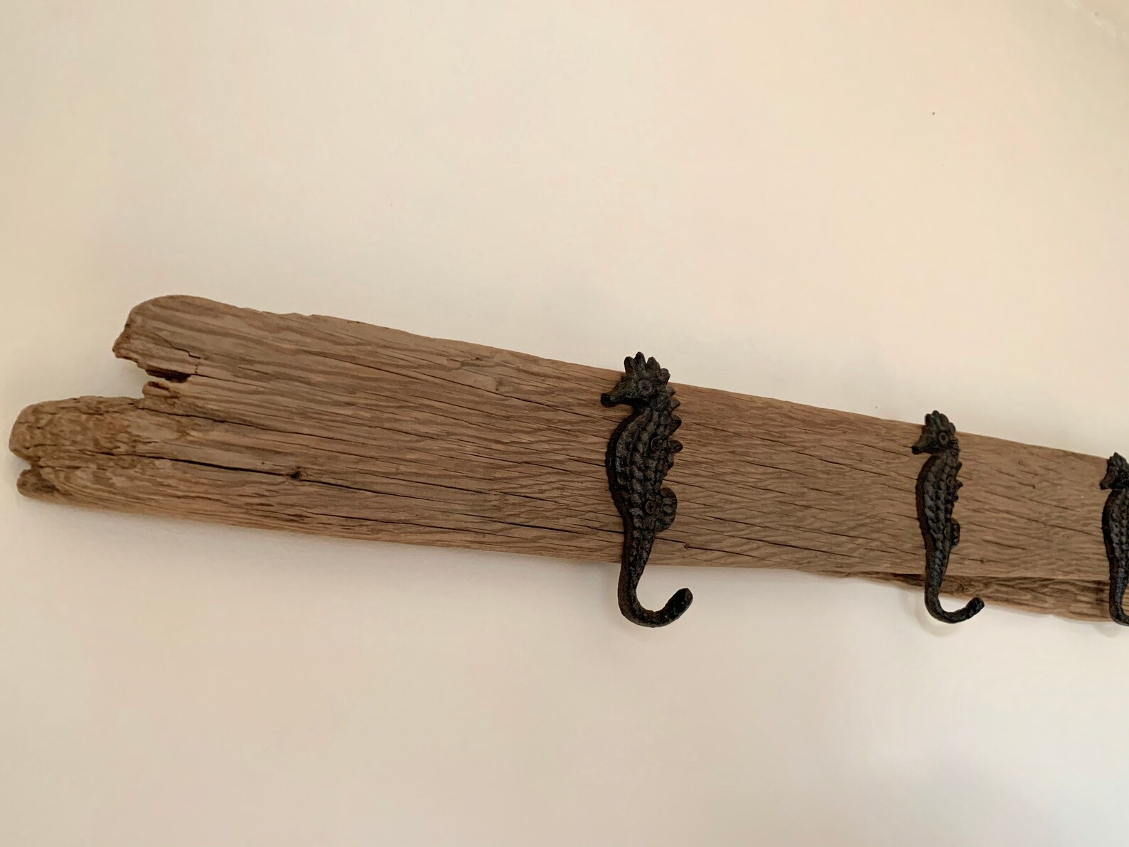Seahorse Driftwood Coat Rack Rustic Driftwood Clothes Hanger - Etsy