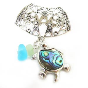 Turtle Scarf Pendant Slides Scarf Jewelry Scarf Ornament - Etsy