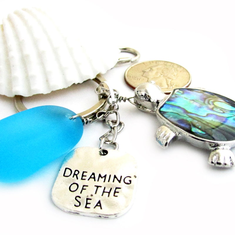 Sea Shell Keychain - Etsy