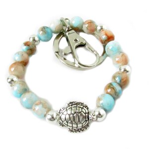 Keychain Bracelet, Turtle Keychain, Wrist Keychain, Bracelet Keychain ...