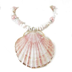 Shell Curtain Tiebacks, Pink Shell Tie Backs, Beach Home Decor ...