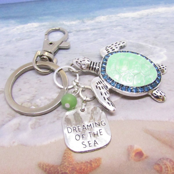 Sea Turtle Keychain - Etsy