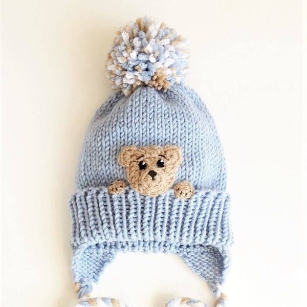 Teddy Bear Hat - Etsy