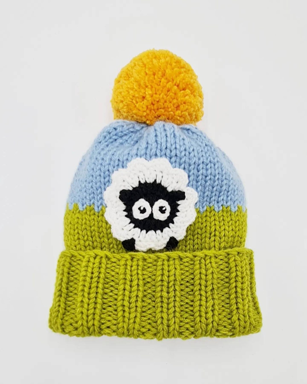 Hat With Sheep. Winter Hat, Sheep Hat, Winter Accessories, Kids Outfit ...