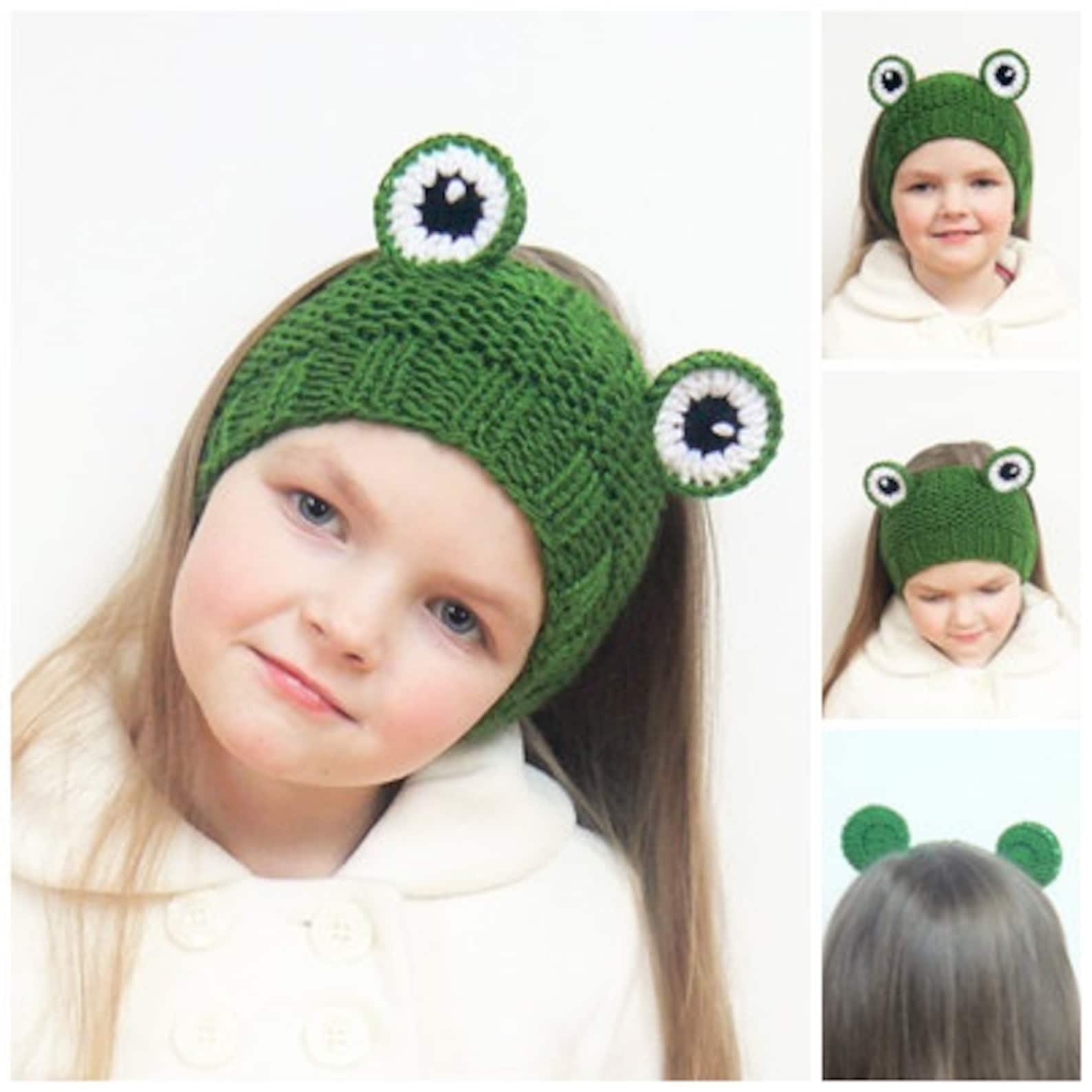 Ear Warmer Frog Headband Frog Head Wrap Girls Head Band | Etsy