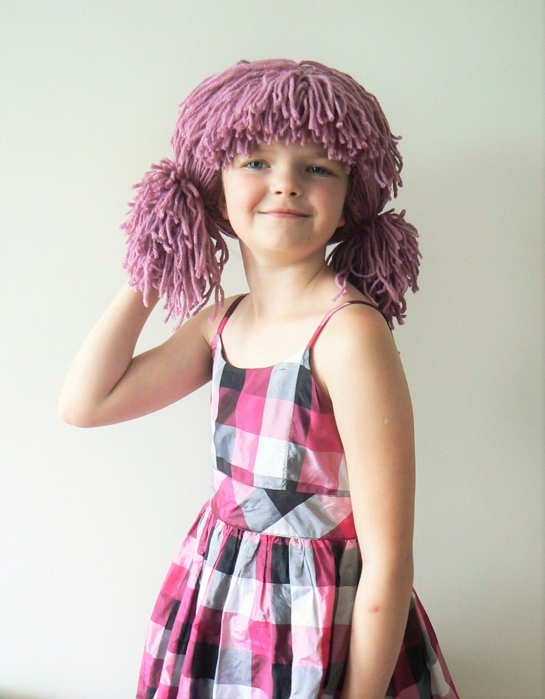 Wig Hat Costume Hat Carnival Hat Yarn Hair Hat Funny Hat - Etsy