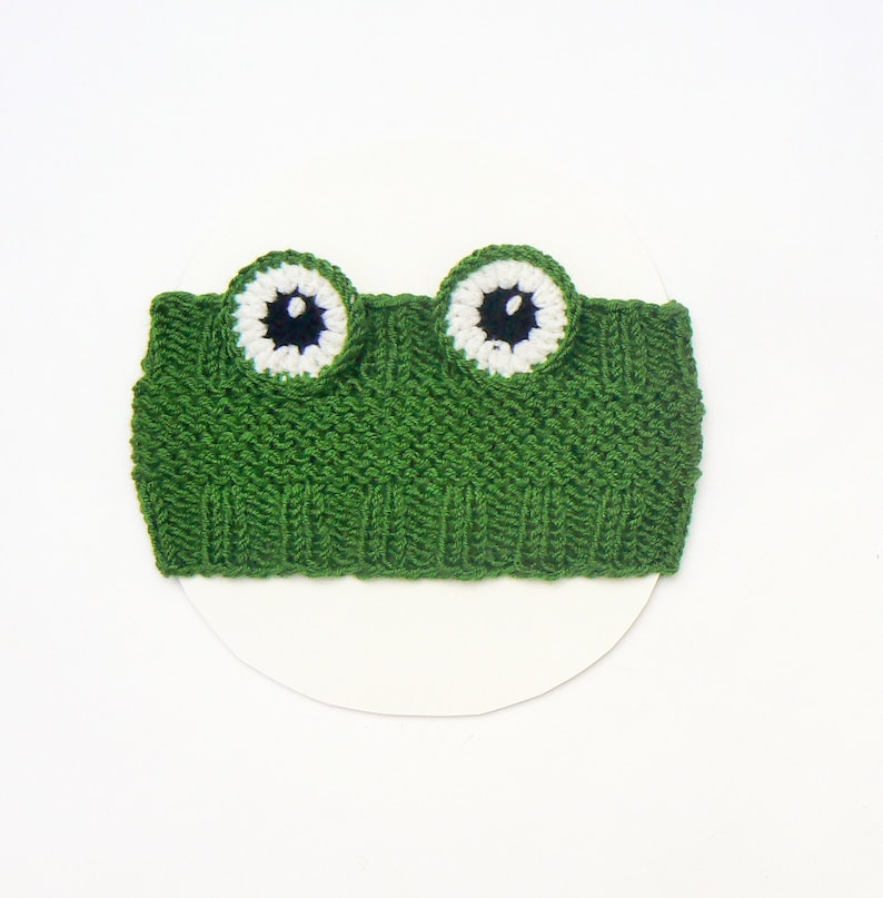 Ear Warmer Frog, Headband Frog, Head Wrap, Goblincore Outfit, Knit ...