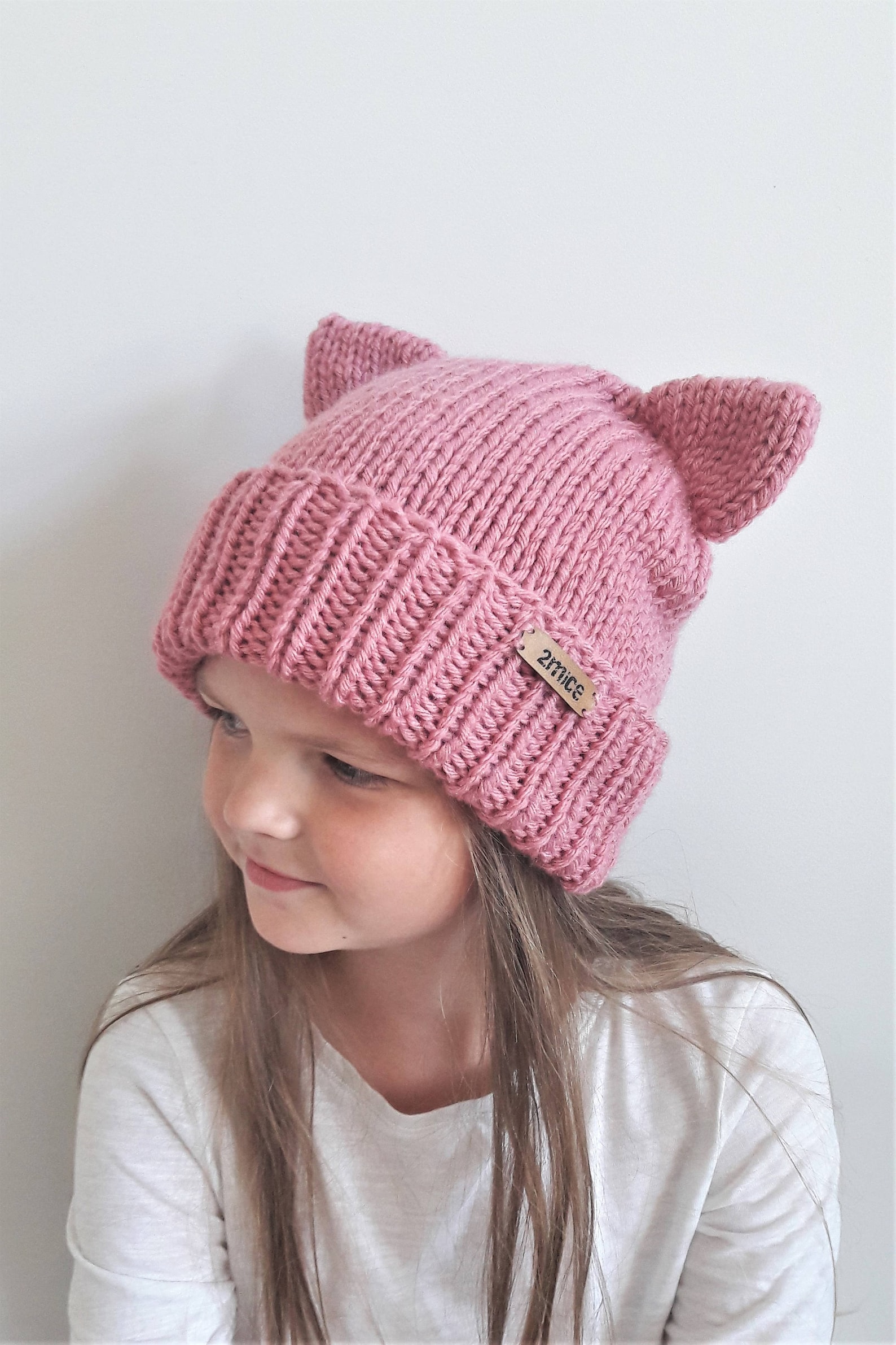 Cat Beanie Cat Ears Hat Kitty Hat Girls Outfit Winter Hat | Etsy