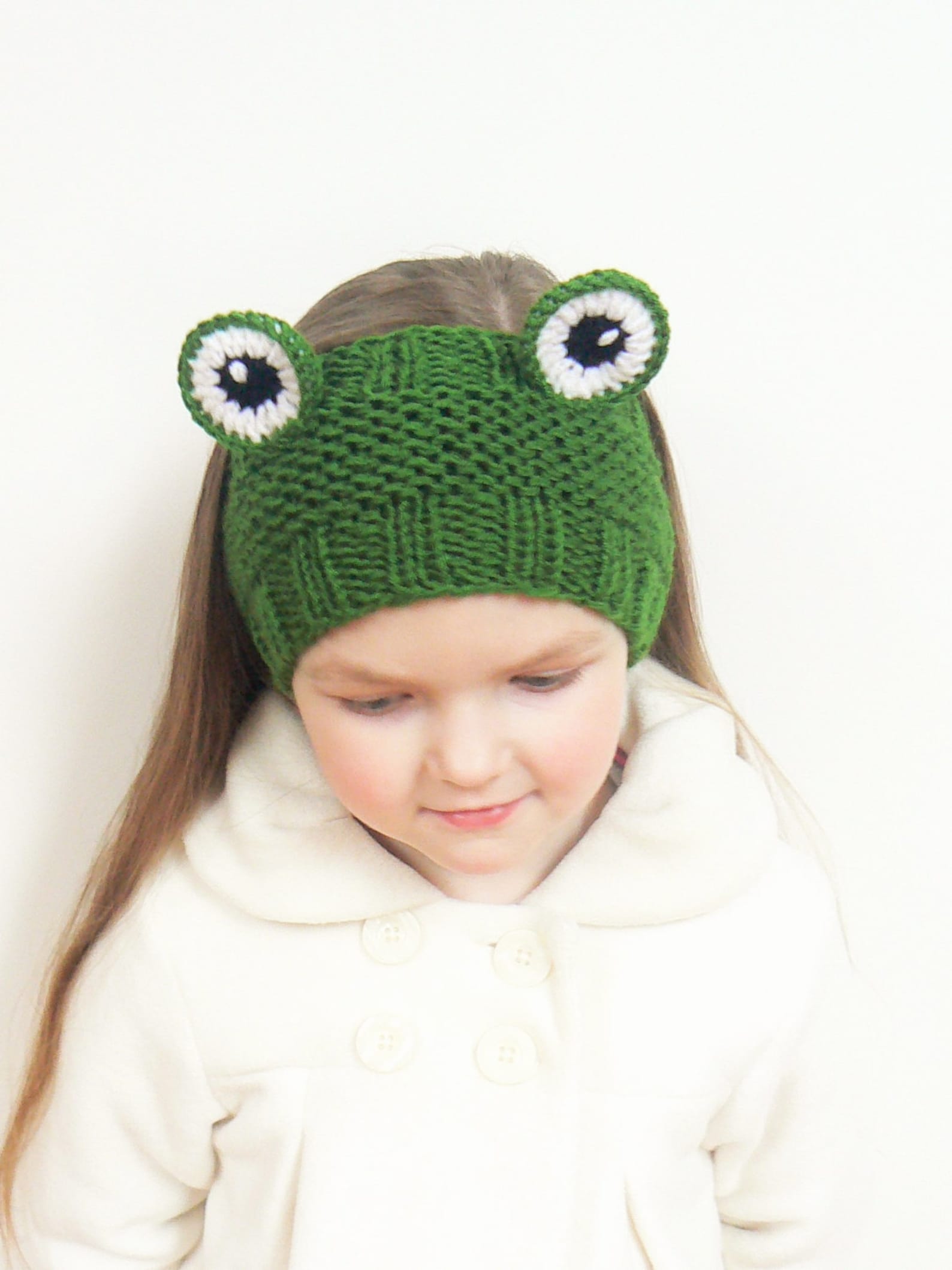 Ear Warmer Frog, Headband Frog, Head Wrap, Goblincore Outfit, Knit ...